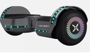 Hover - 1 chrome combo Hover board with Go-Kart GRADE -B - Refurbished
